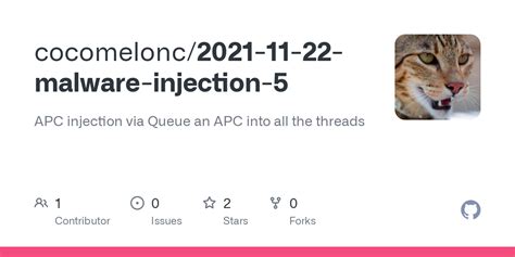 Github Cocomelonc2021 11 22 Malware Injection 5 Apc Injection Via Queue An Apc Into All The