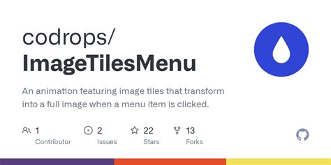 github codrops imagetilesmenu an animation featuring image tiles