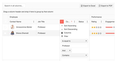 Building An Angular Data Grid With Filtering Yes Web Designs