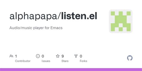 listen el audio music player for emacs r emacs