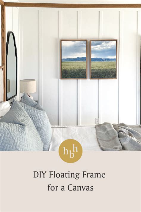 Diy Floating Frame For Canvas Honey Built Home