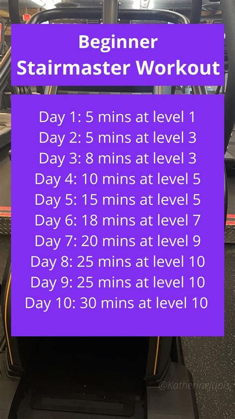 Stairmaster Workout Artofit