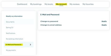How To Modify My Email Address Help Samboat