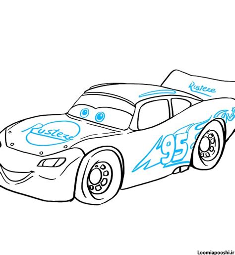 عکس نقاشی ماشین مک کویین