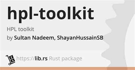Hpl Toolkit Rust Lib Rs