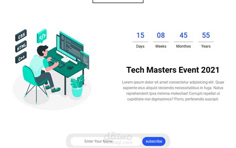 html and css3 responsive webdesign مستقل