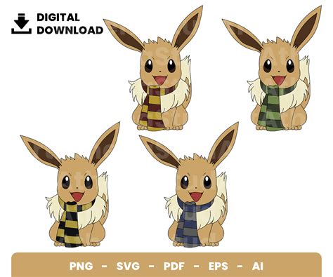 Bundle Layered Svg Halloween Svg Wizard Eevee Svg Pokemon Inspire Uplift