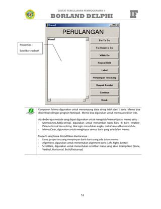 Dasar Dasar Perulangan Delphi PDF