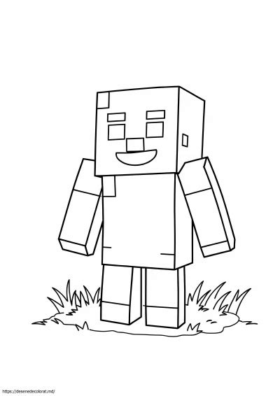 Minecraft De Colorat Desene Fise Si Imagini De Minecraft De Colorat