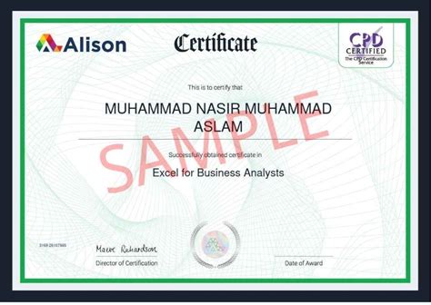 Alison Excelforbusinessanalysts Career Datacollection Dataanalysis