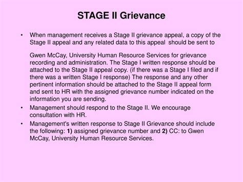 Ppt The Grievance Process Powerpoint Presentation Free Download Id 5331370