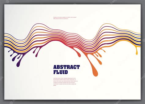 Premium Vector Abstract Fluid Vector Background With Colorful Liquid Drops Wave 3d Colorful