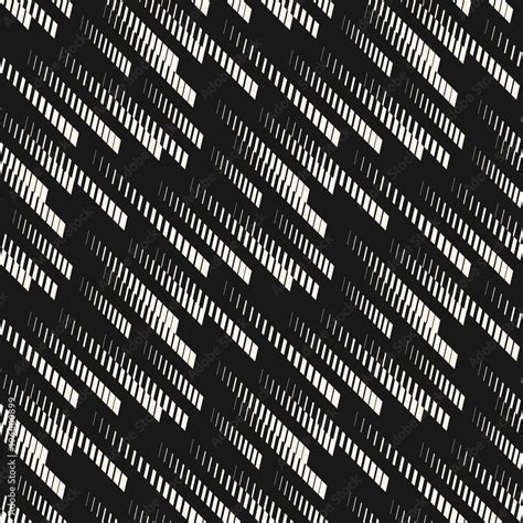 Abstract Geometric Seamless Pattern With Diagonal Fading Lines Tracks Halftone Stripes