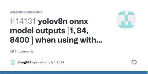 Yolov8n Onnx Model Outputs 1 84 8400 When Using With Onnxruntime · Issue 14131