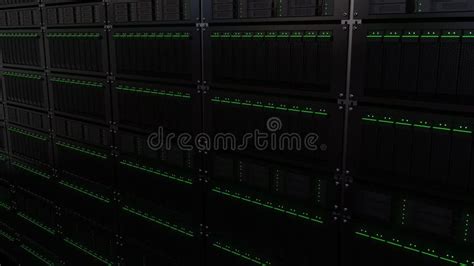 array disk storage in data center stock image image of portal