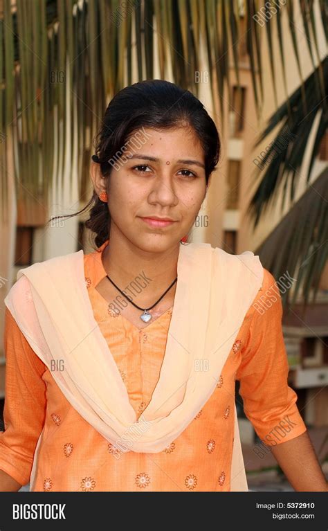 Indian Village Girl Image And Photo Free Trial Bigstock