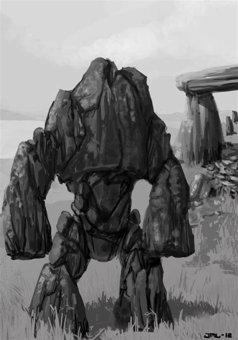 Crumbler Stone Golem Dungeons And Dragons By Zelldweller On Deviantart