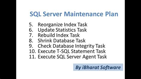Ms Sql Server Maintenance Plan In Hindi Day 09 Part 02