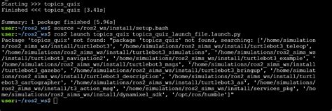 Unable To Launch My Launch File Ros2 Basics In 5 Days Humble Python