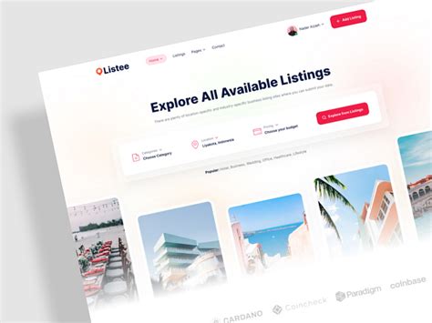 Listee Business Directory Listing Website V3 By Rh Web And Mobile App