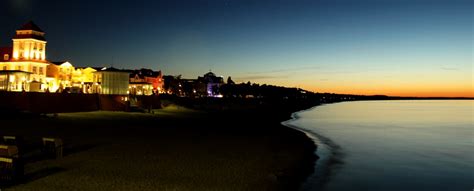 무료 이미지 바닷가 바다 연안 수평선 해돋이 일몰 밤 햇빛 아침 새벽 도시 풍경 황혼 저녁 반사 5184x2094 32389 무료