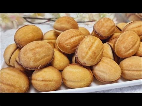 Орешки с шоколадной начинкой рецепт