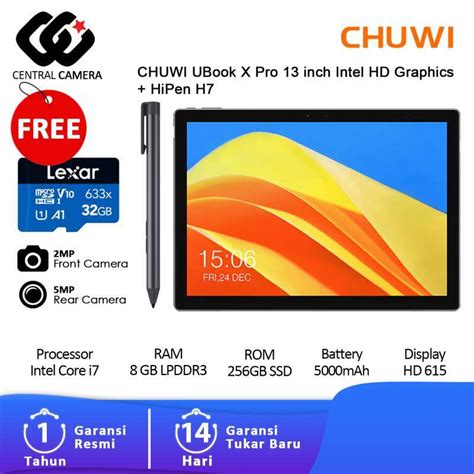 Jual Chuwi Ubook X Pro Tablet 13 Inch Windows 11 Intel Hd Graphics
