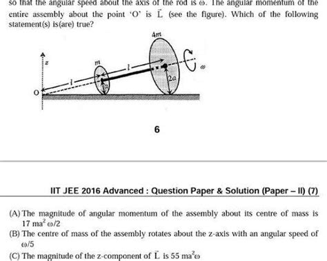 [answered] So That The Angular Speed About The Axis Of The Rod Is Oo Kunduz