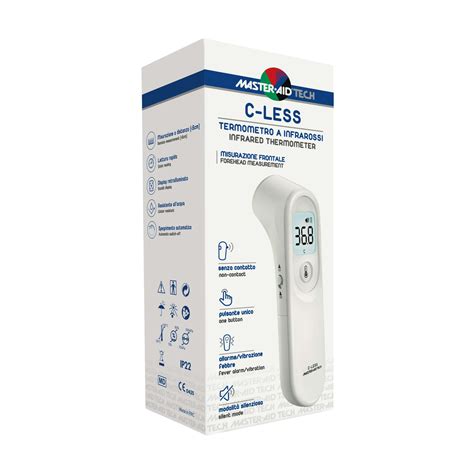 C Less Master Aid Tech Termometro A Infrarossi Misurazione Frontale Con