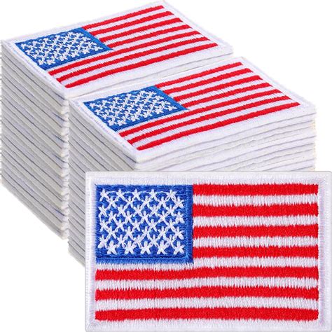 Willbond 36 Pieces Usa Flag Patch American Flag Patch