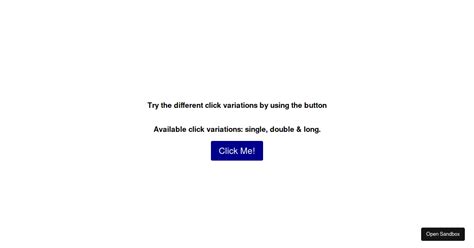 react clicks examples codesandbox