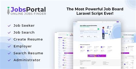 Jobs Portal Job Board Laravel Script Clean Codz