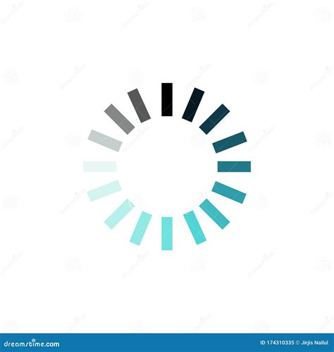 Circular Loading Vector Icon Design Stock Vector Illustration Of Loading Icons