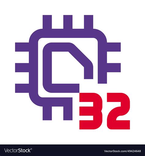 processing unit with a 32 bit data capacity vector image