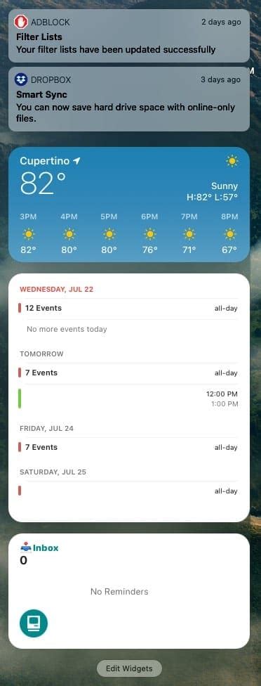 how to open notification center on mac appletoolbox