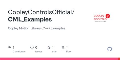 Github Copleycontrolsofficial Cml Examples Copley Motion Library
