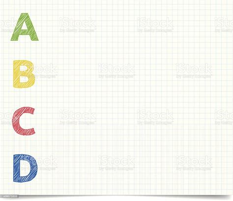 Abcd Pen Style Stock Illustration Download Image Now Alphabet