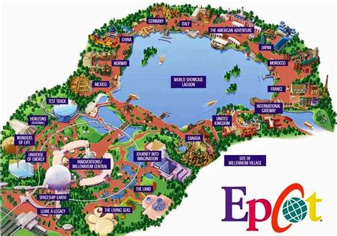 Epcot Center Map Filia Klarrisa