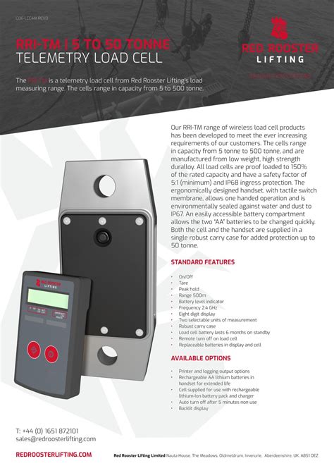 Red Rooster Lifting Auf Linkedin Loadcell Loadlink Wireless