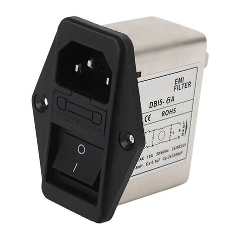 Power Line Noise Filteremi Power Filter Single Emi Filter Socket Panel