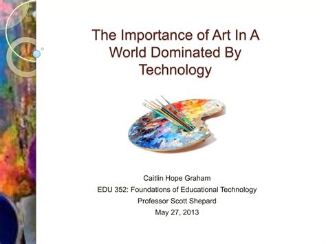 art web based presentation ppt