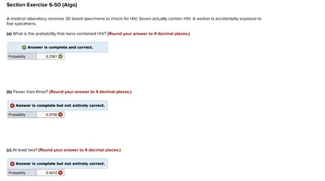 Solved Section Exercise 6 50 Algo A Medical Laboratory Chegg Com