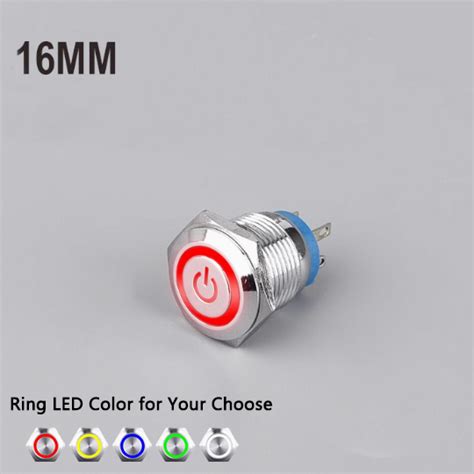 china led push button switches 16c factory manufacturer hanshang