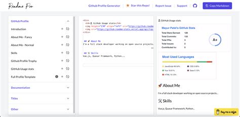 Readme Pro Simple And Easy Way To Create Readme Open Source