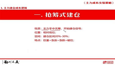 量学云讲堂刘智辉第十一期第7讲主力思维主力成本交易策略 高清1080P在线观看平台 腾讯视频
