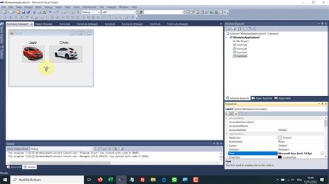 การใช้ปุ่ม Button ร่วมกับ Label Visual Basic 2019 Youtube