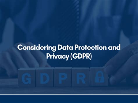 Considering Data Protection And Privacy Gdpr European Institute Of Management And Finance