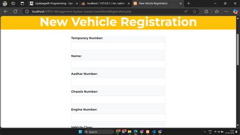 Rto Management System Using Php And Mysql