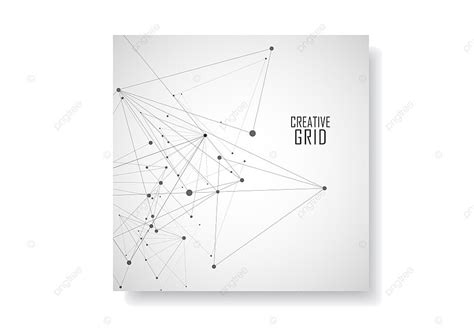 Abstract Polygonal Geometric Shape With Molecule Structure Style Poster Template Download On Pngtree