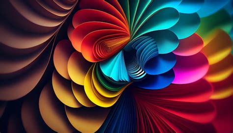 Premium Photo Abstract Background Of Red And Blue Geometric Shapesgenerative Ai